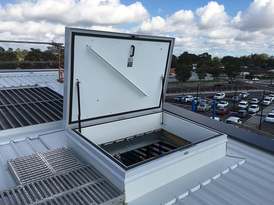 The roof access solution for a flat roof - Heart Handtable Kitchen